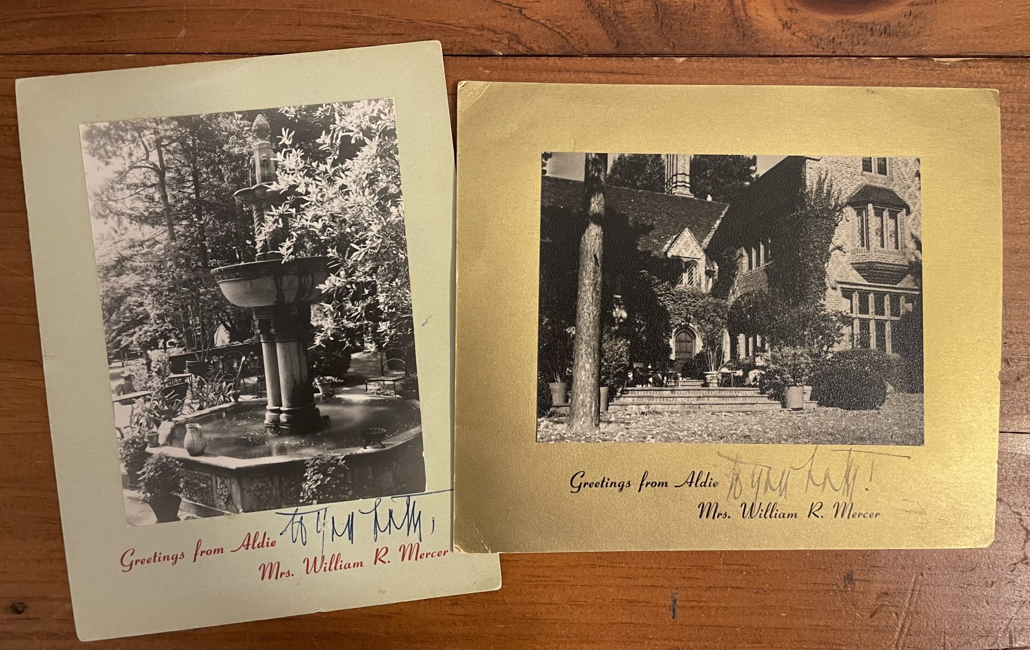 Postcards from the Past: William and Martha Mercer's Christmas Cards ...