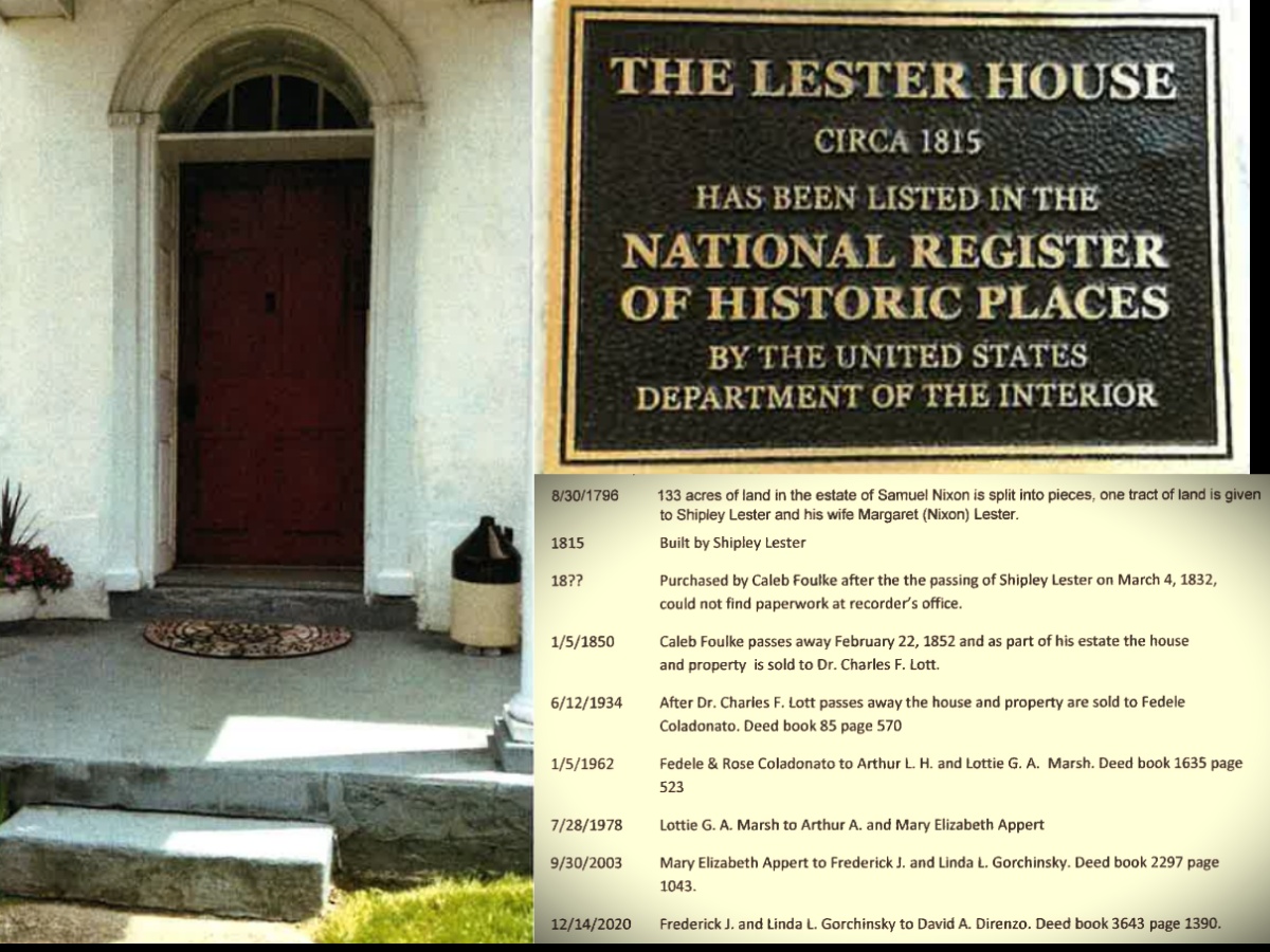 The Shipley Lester House of Quakertown - Heritage Conservancy